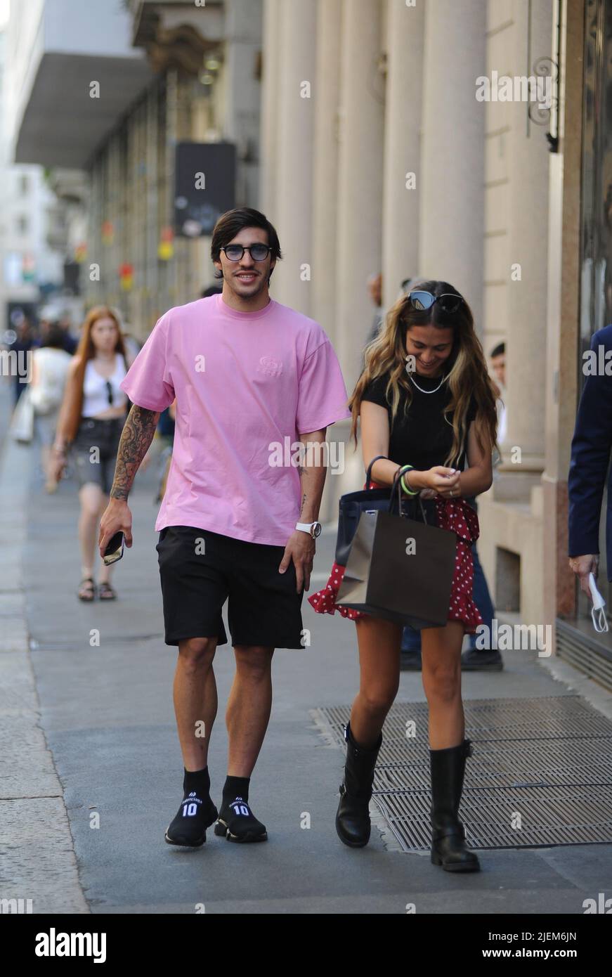 Milan, . 27th June, 2022. Milan, 27-06-2022 Sandro Tonali, 22 years old ...