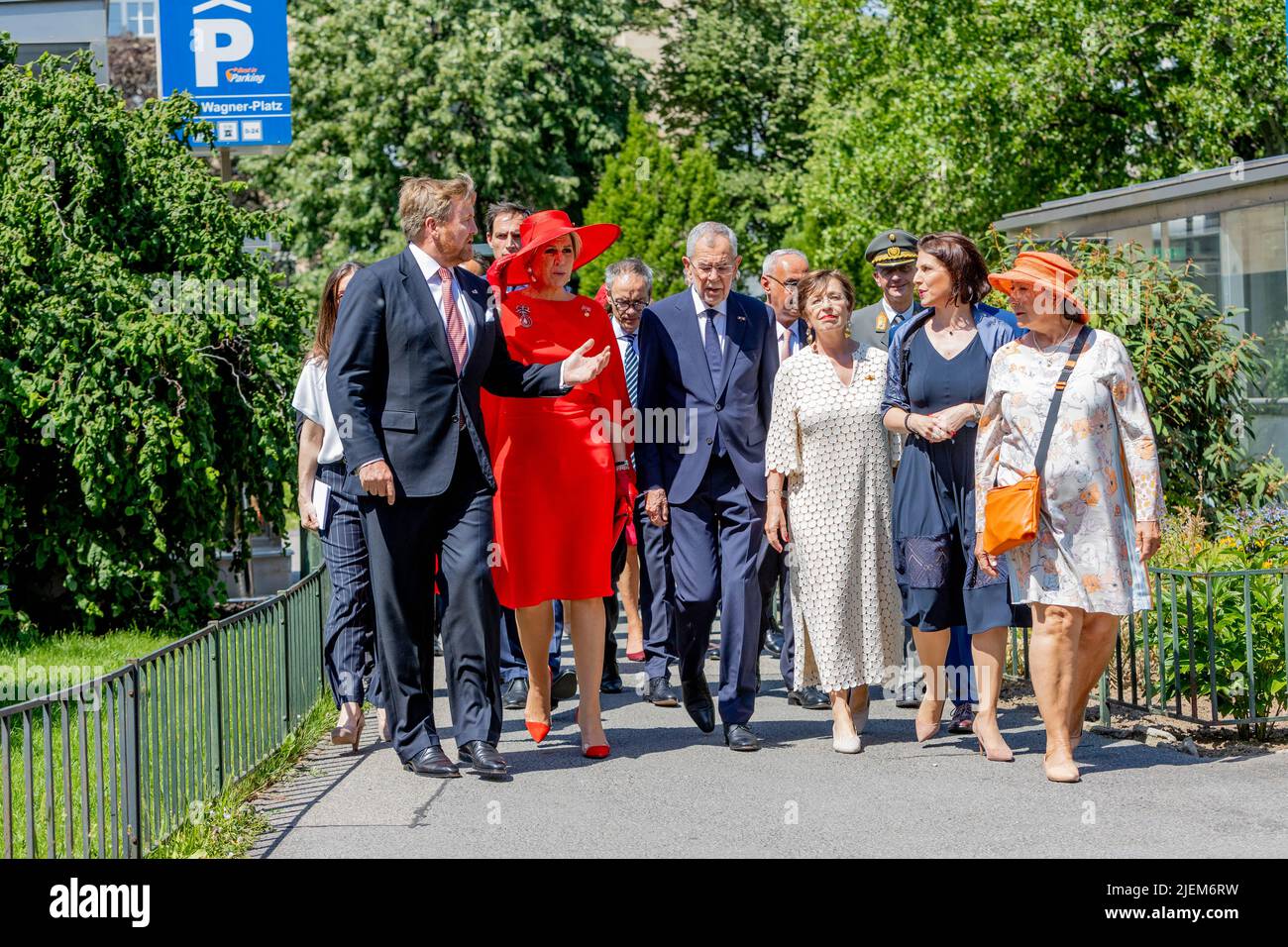 King Willem-Alexander and Queen Maxima of the Netherlands with Austrian ...
