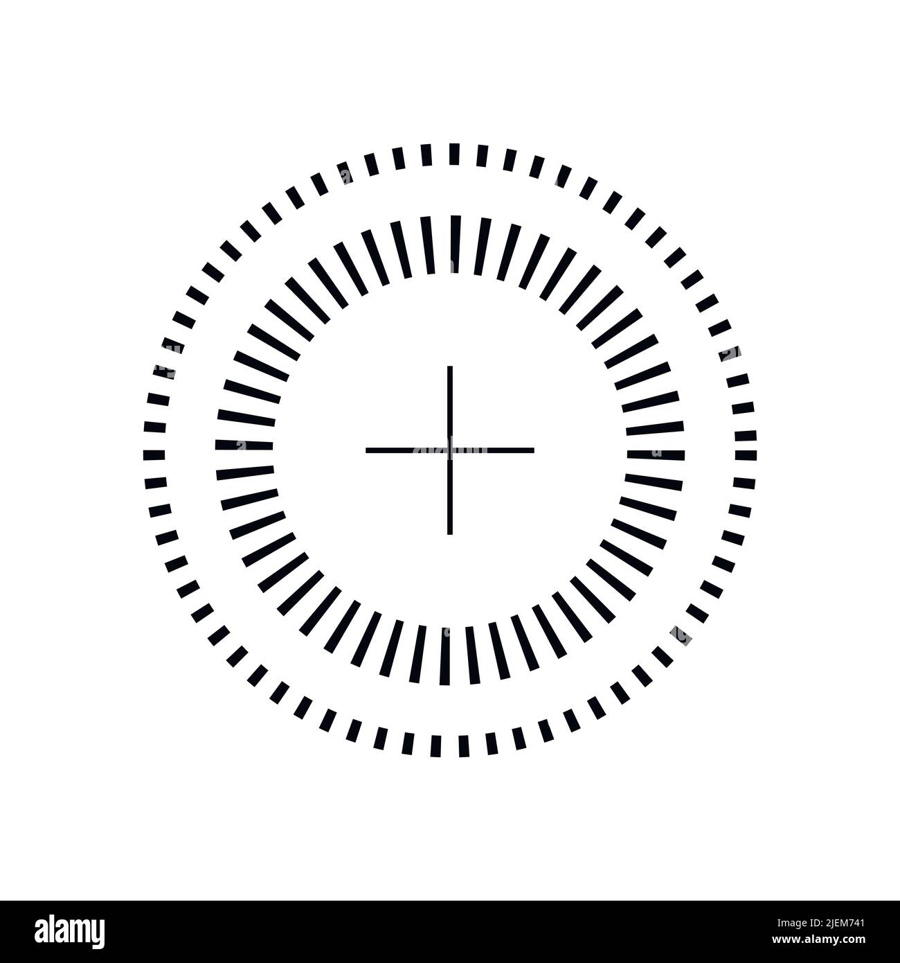 Target aim icon, archer sports game symbol. Game aiming sight dot ...
