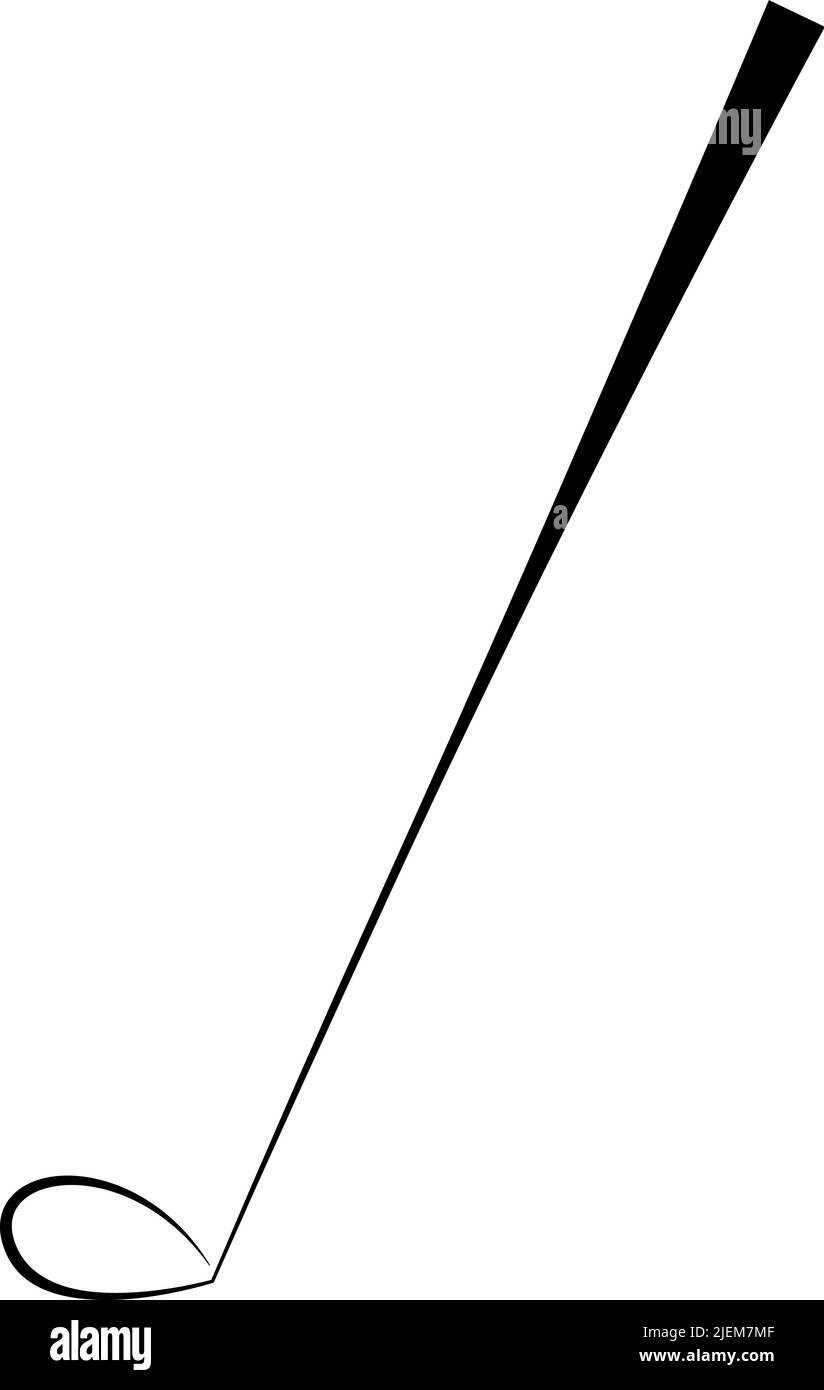 Continuous line drawing of golf club vector illustration Stock Vector ...
