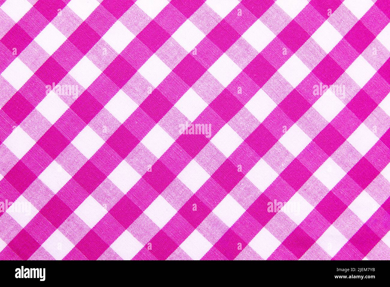 Fabric.Checkered fabric. Checkered pattern on fabric of different ...