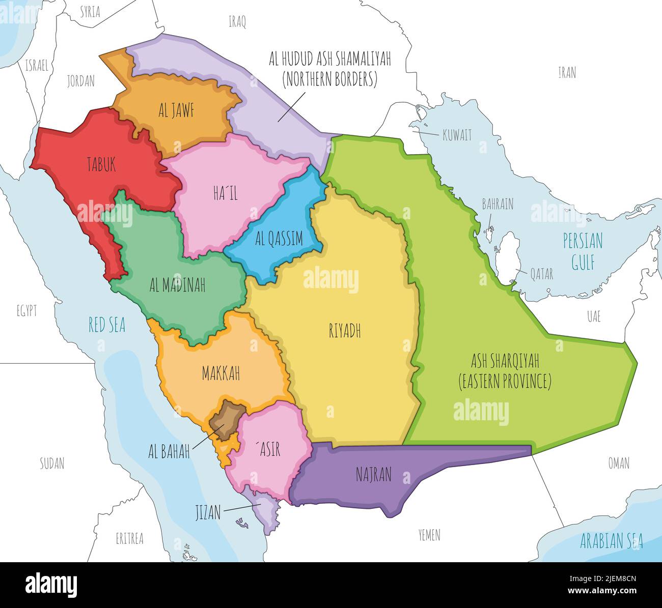 Map Of Al Qassim Saudi Arabia Royalty Free Vector Image, 46% OFF