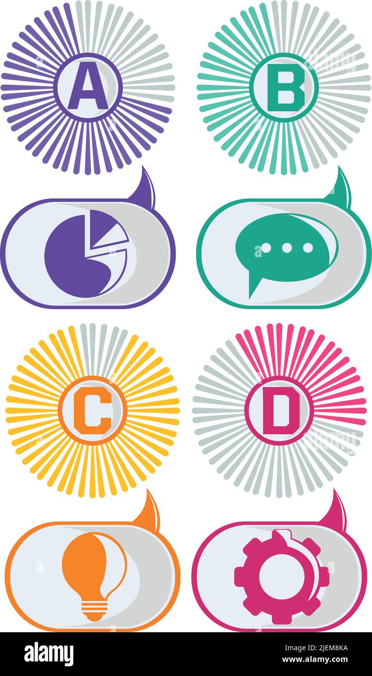 infographic business steps Stock Vector Image & Art - Alamy