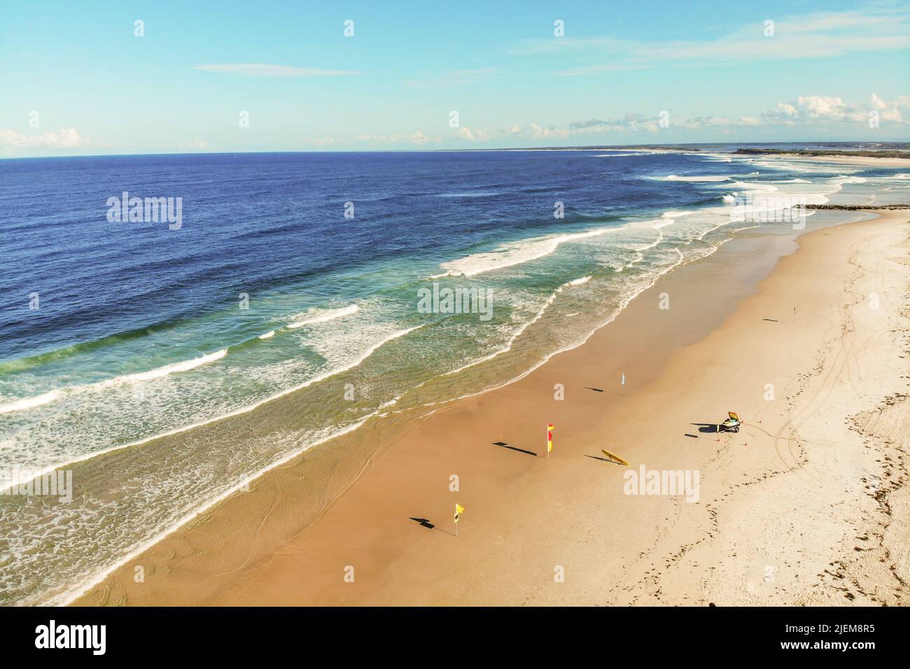 Stunning aerial view of the Sunshine Coast, Caloundra, Australia Stock ...