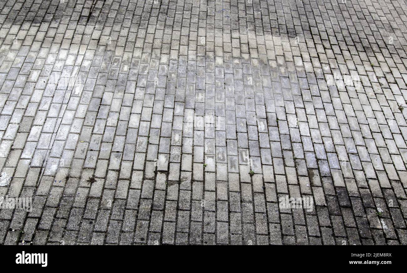 Pavement detail for pedestrians in the city, promenade Stock Photo - Alamy