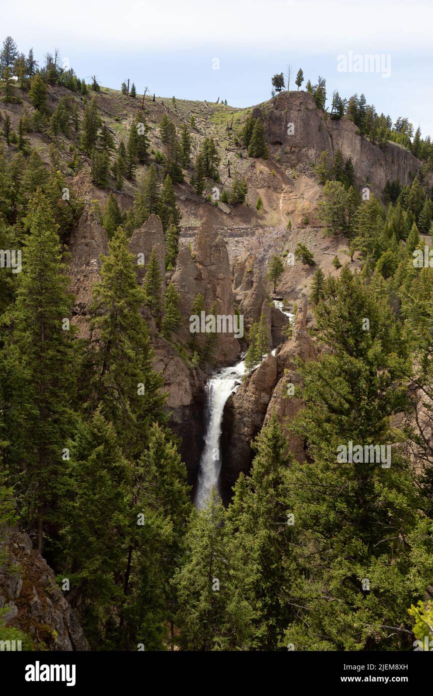 Tower fall, yellowstone national park hi-res stock photography and ...