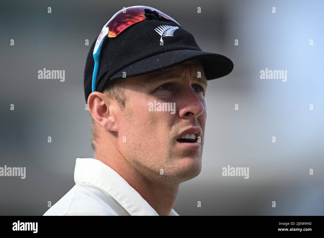Kyle Jamieson of New Zealand during day 2 of the 2nd Test between the ...