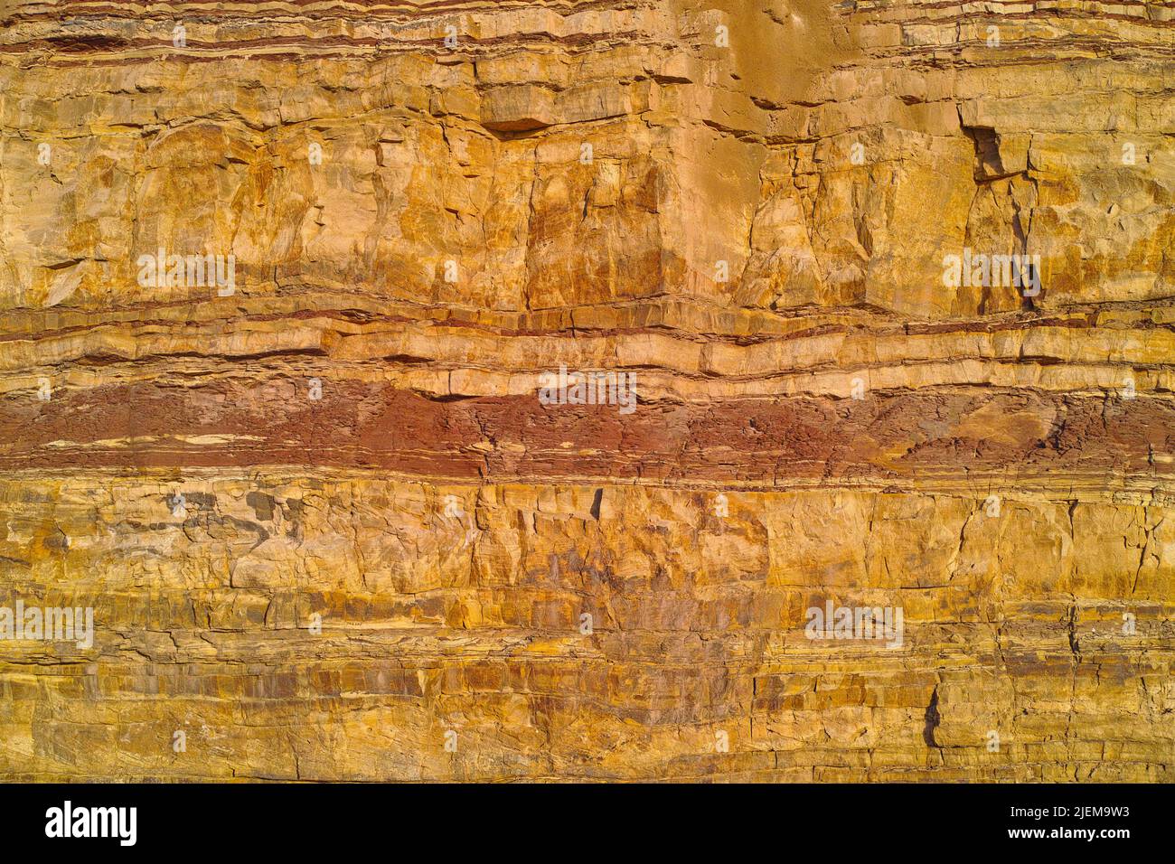 Closeup of layered stone and detail. Remote and textured background ...