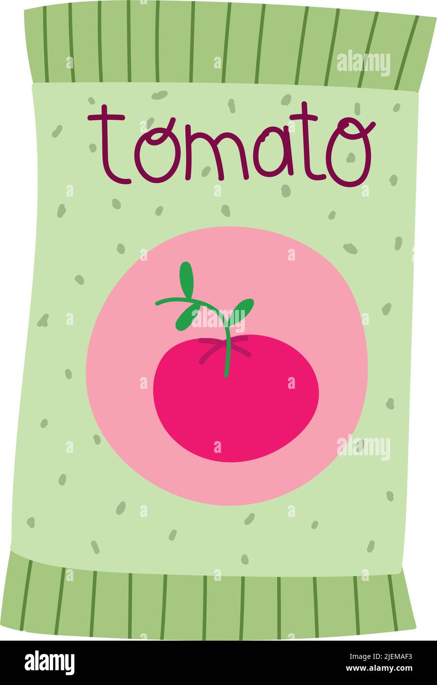 gardening seeds tomato Stock Vector Image & Art - Alamy