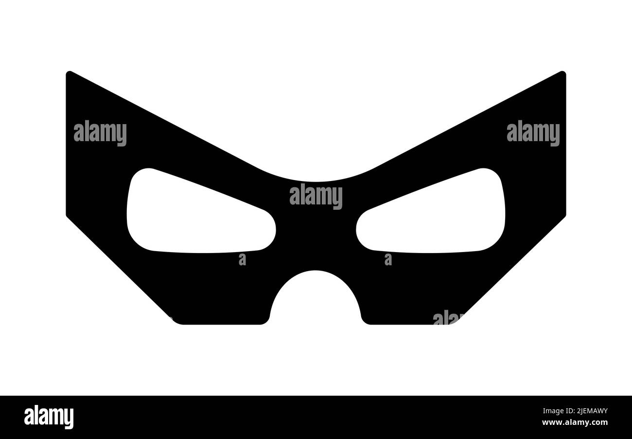 Mask robot carnival superhero or bandit villain vector icon Stock ...