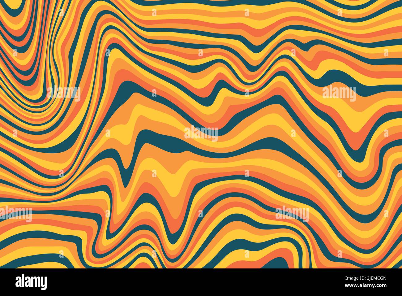 Abstract psychedelic groovy background. Abstract background. Vector ...