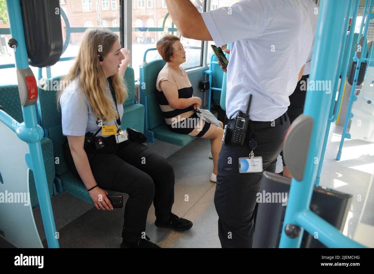 Copenhagen /Denmark/27 June 2022/ Denamrk's national public bus ...