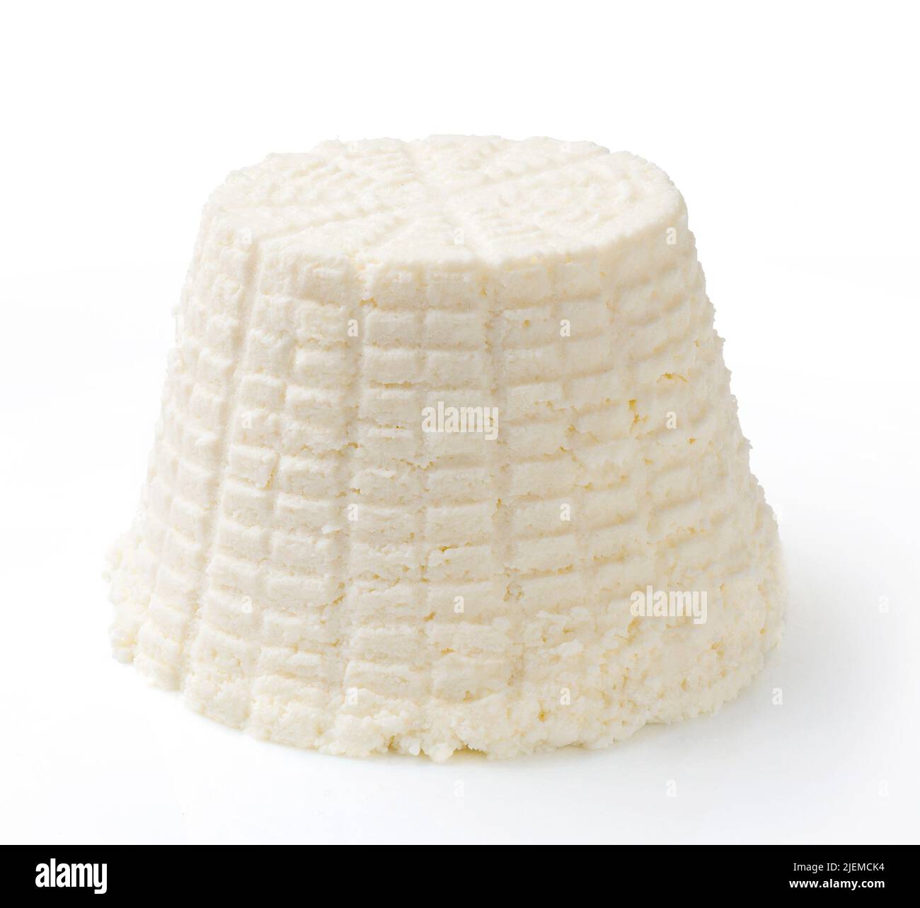 Ricotta cheese isolated. Soft cheese ricotta on white background Stock ...