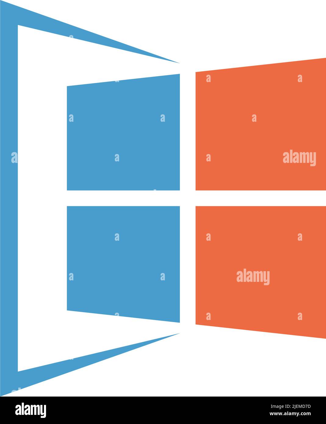 House windows logo icon design illustration template vector Stock ...