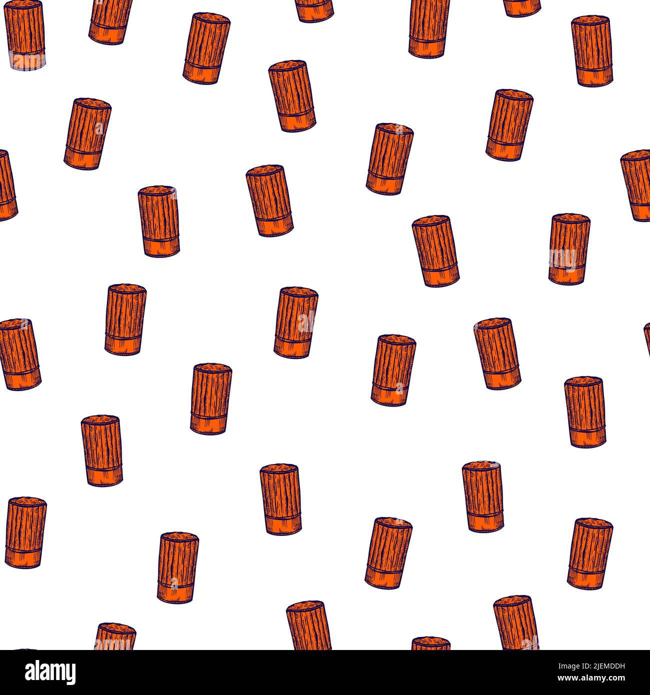 High chef hat sketch seamless pattern. Kitchen traditional element for ...