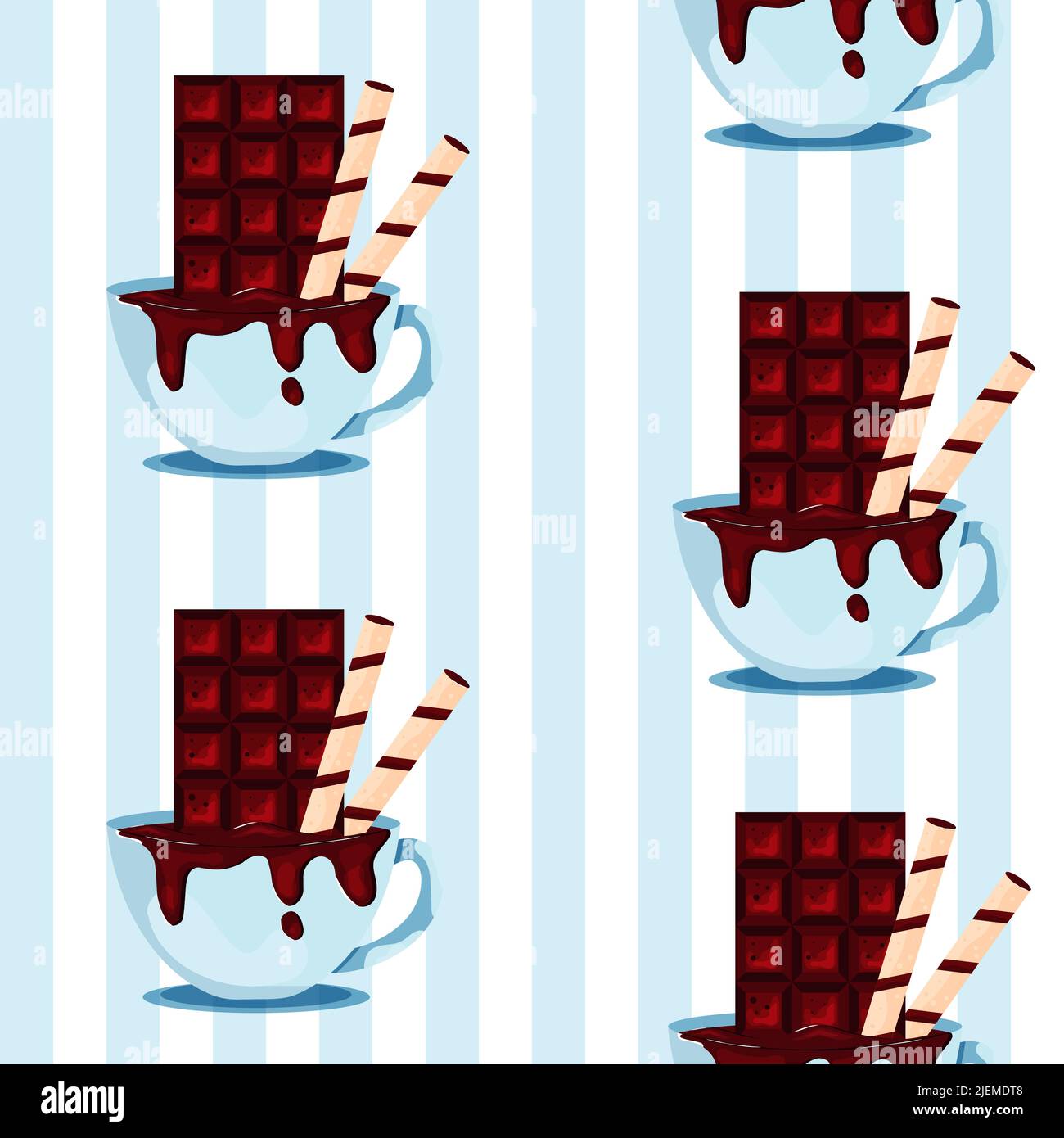 Chocolate background vectors hi-res stock photography and images - Alamy