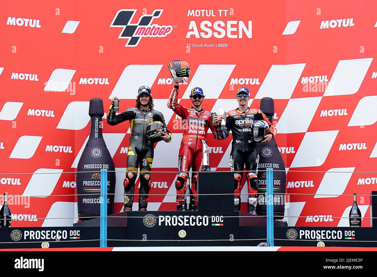 Races of MotoGP Motul TT Grand Prix of Holland at Assen Circuit. June 26, 2022 In picture ...