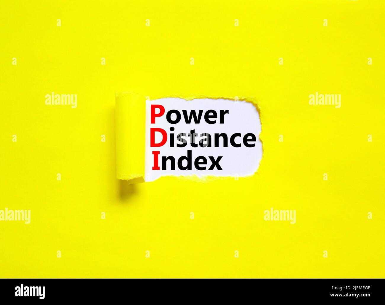 PDI power distance index symbol. Concept words PDI power distance index ...