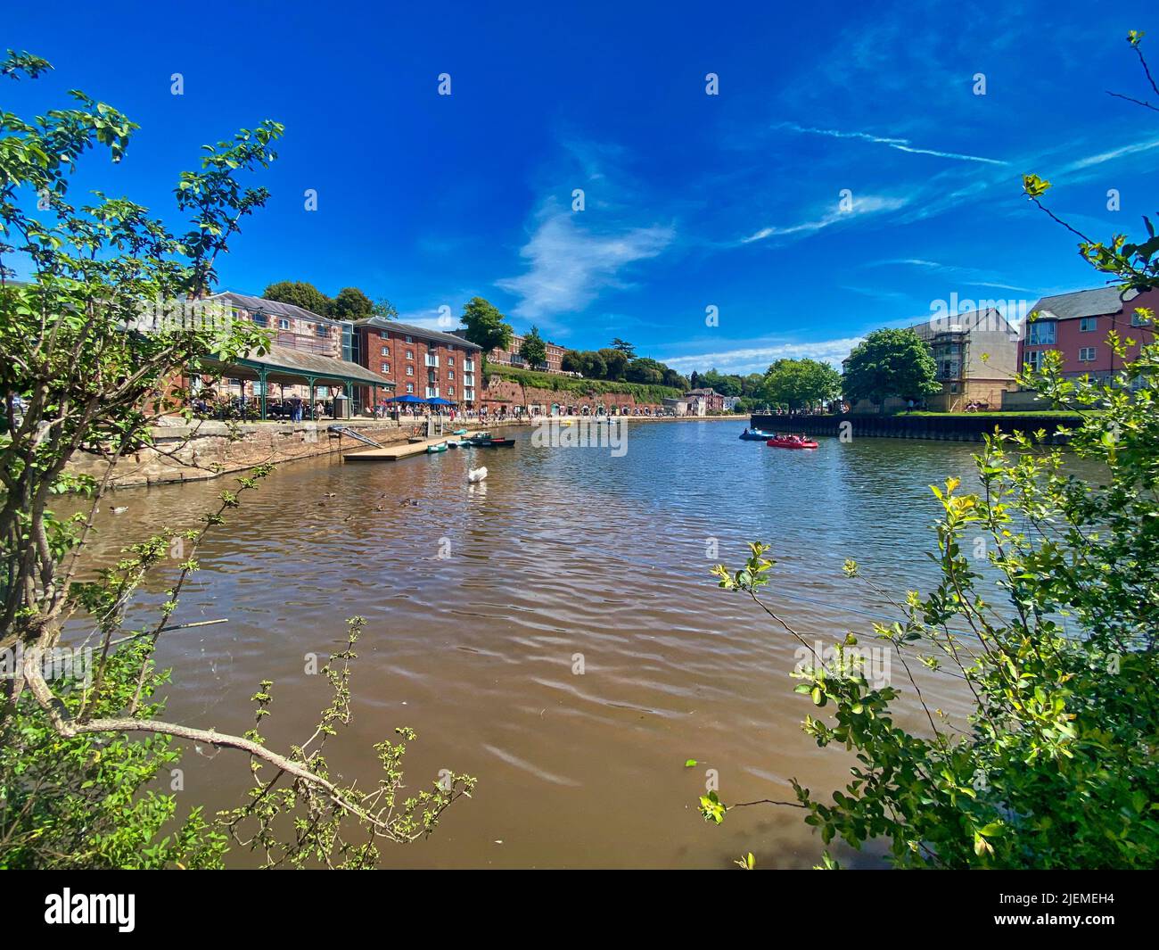 Exeter Quay in Devon, UK Stock Photo - Alamy