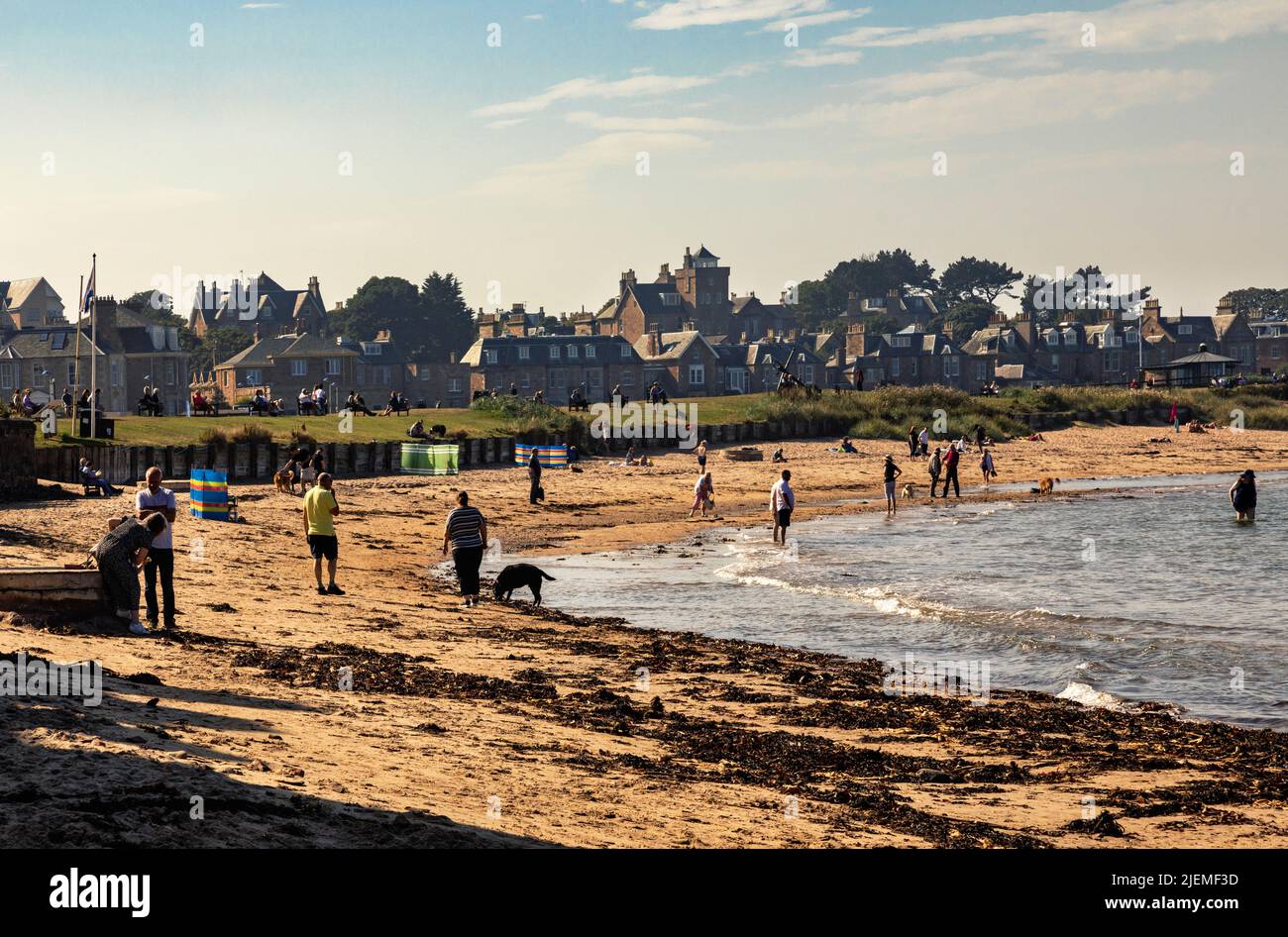 North Berwick, a seaside town and former royal burgh in East Lothian ...