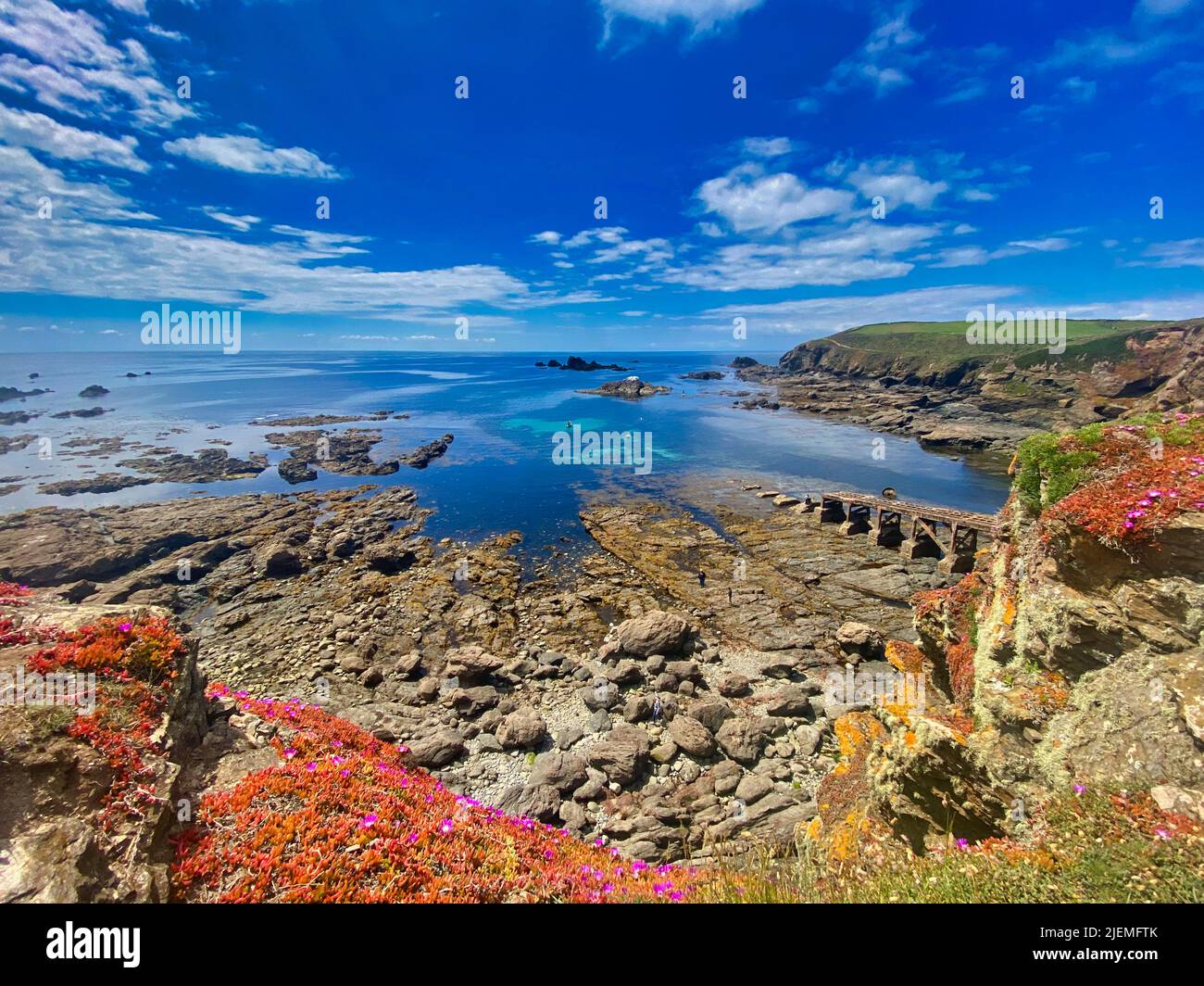 The Lizard peninsula in Cornwall, England Stock Photo - Alamy