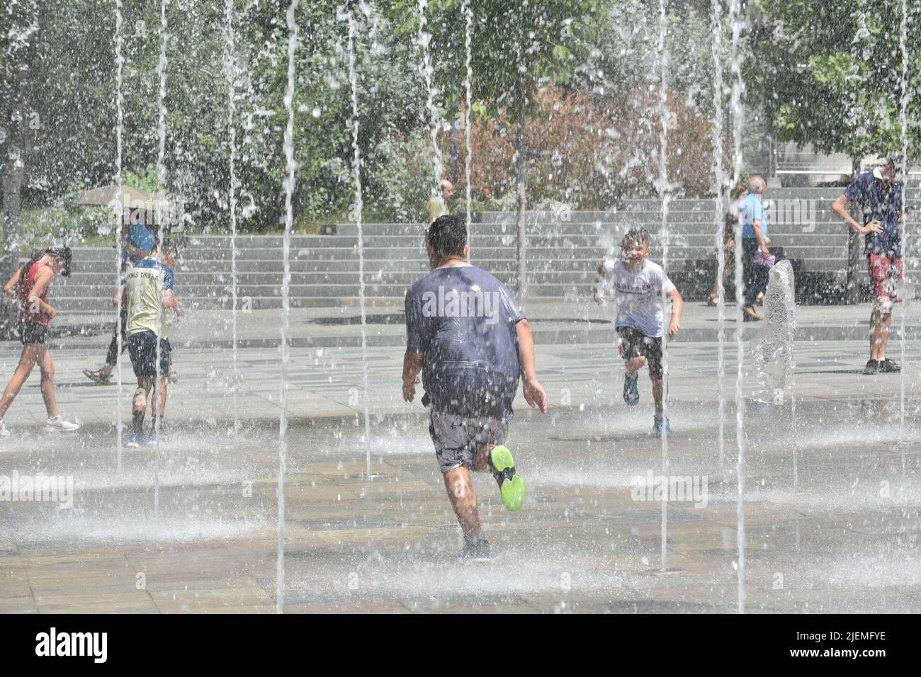 Albania tirana children playing hi-res stock photography and images - Alamy