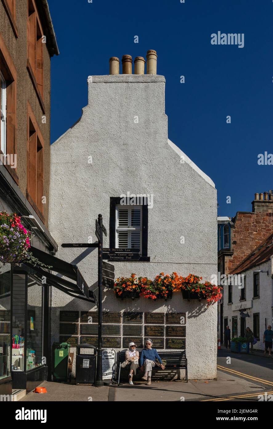 North Berwick, a seaside town and former royal burgh in East Lothian ...