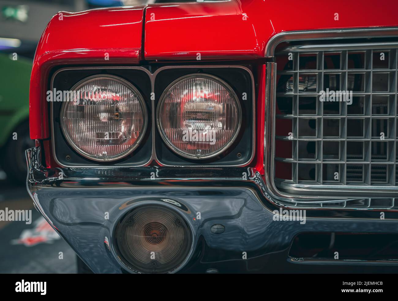 Classic car headlamp hi-res stock photography and images - Alamy