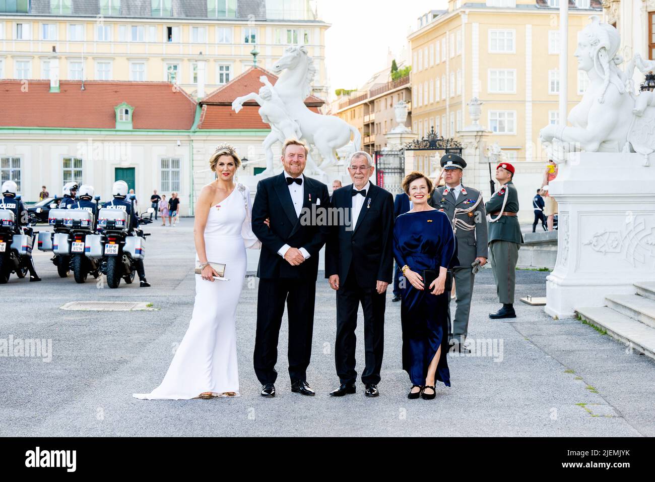 King Willem-Alexander and Queen Maxima of the Netherlands with Austrian ...