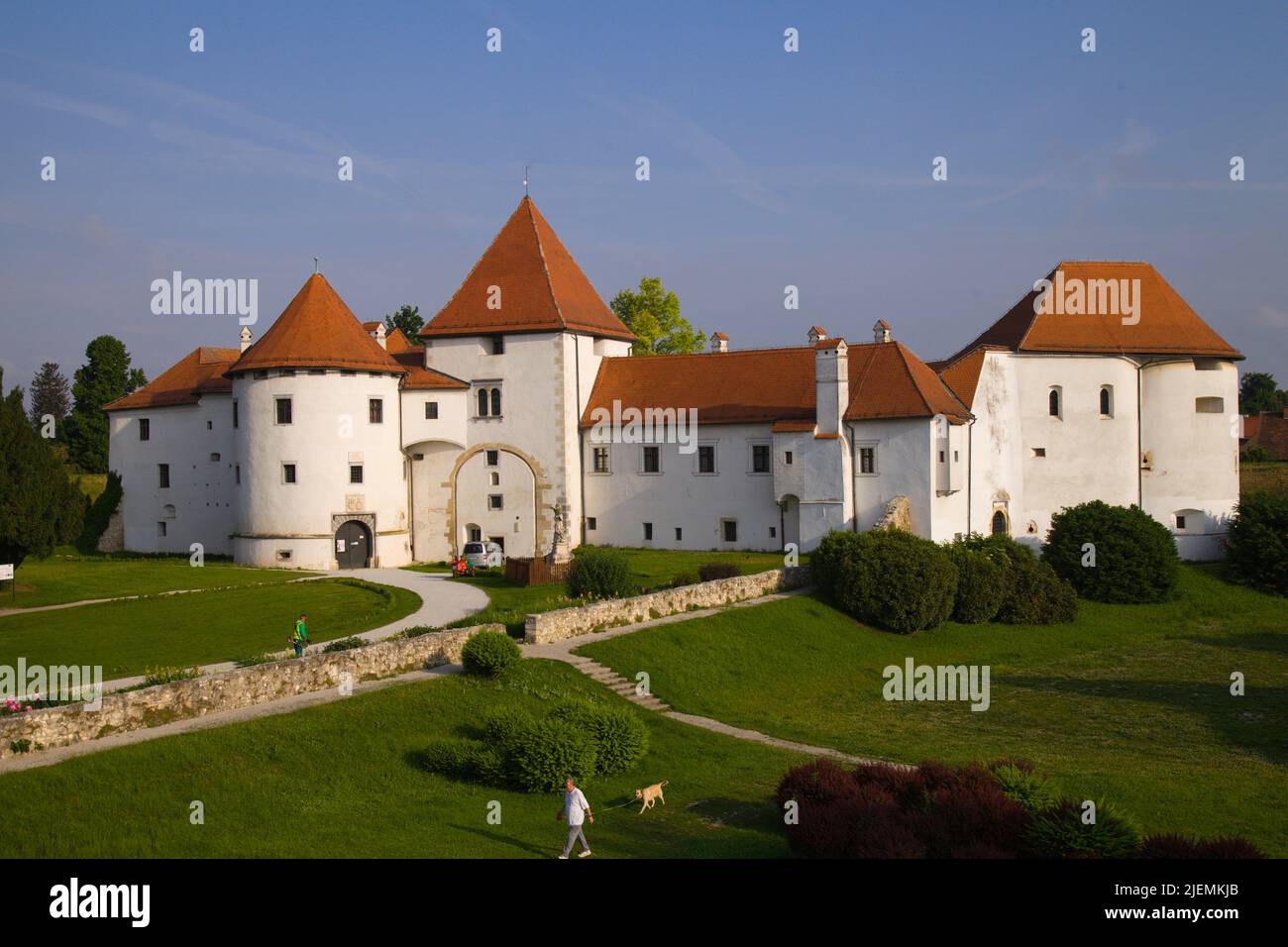 Croatia, Varazdin, Stari Grad, Old Castle, fortress Stock Photo - Alamy