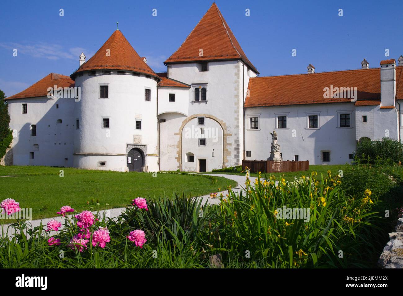 Croatia, Varazdin, Stari Grad, Old Castle, fortress Stock Photo - Alamy