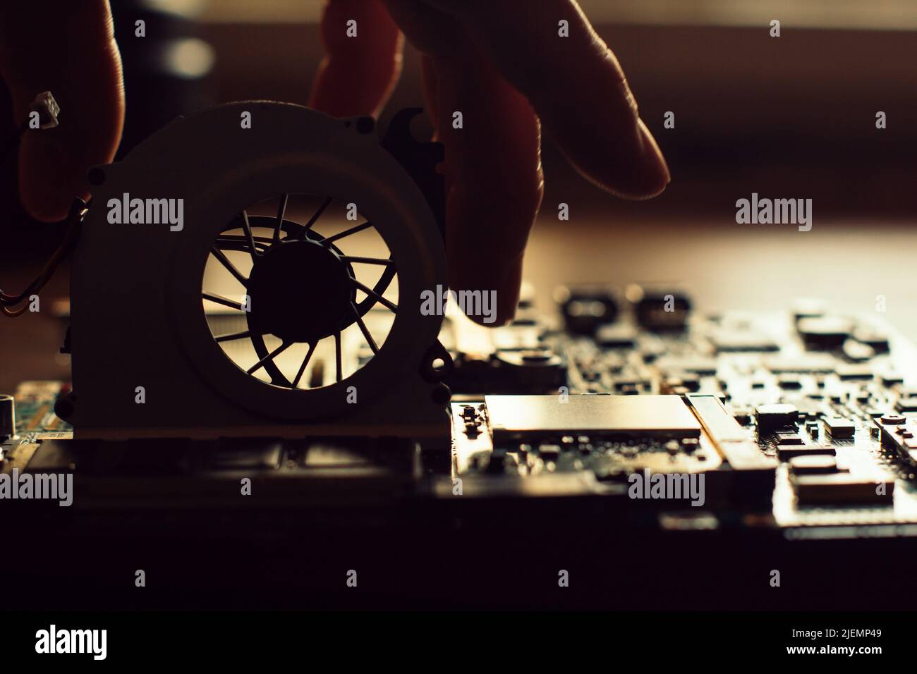 Technician repairing electronic circuit board hi-res stock photography and images - Alamy