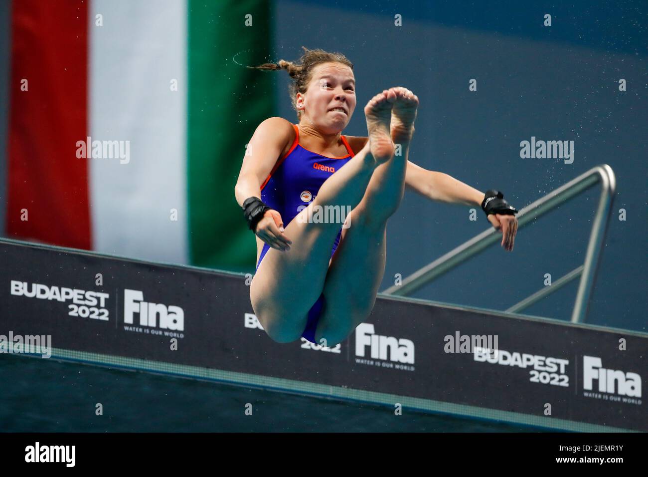 BUDAPEST, HUNGARY - JUNE 27: Guurtje Praasterink of the Netherlands ...