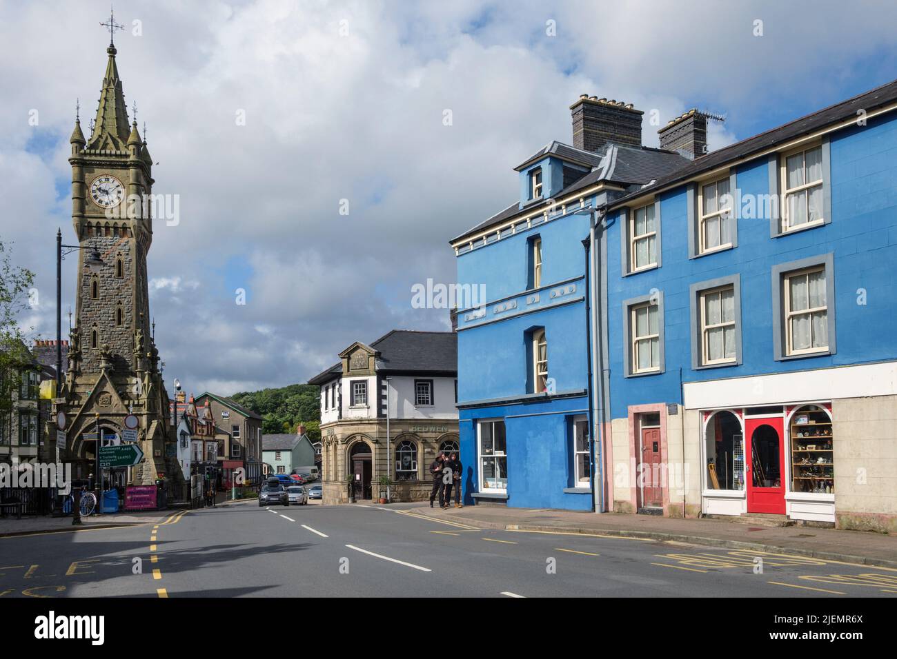 Machynlleth market hi-res stock photography and images - Alamy