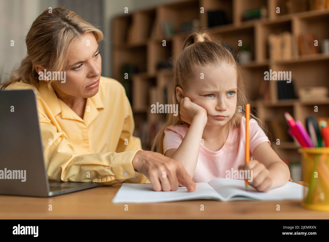 Parent Lecturing Child Clipart