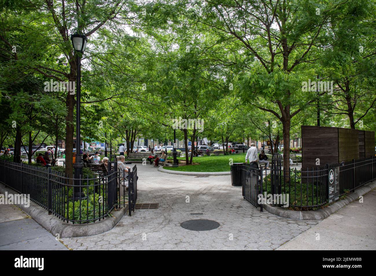 NYC AIDS Memorial Park in Greenwich Village district of Manhattan, New ...