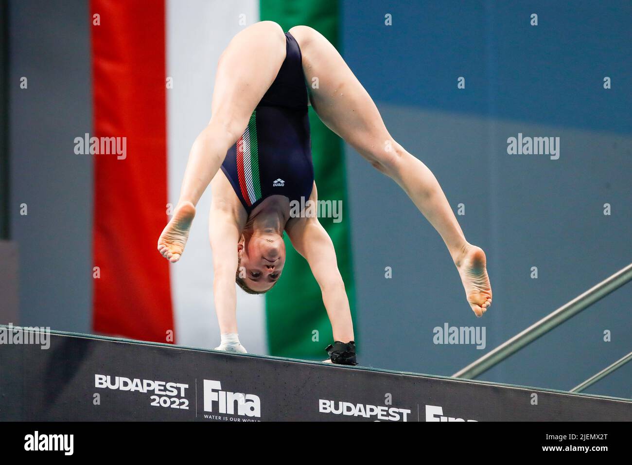 BUDAPEST, HUNGARY - JUNE 27: Sarah Jodoin Di Maria of Italy competing ...