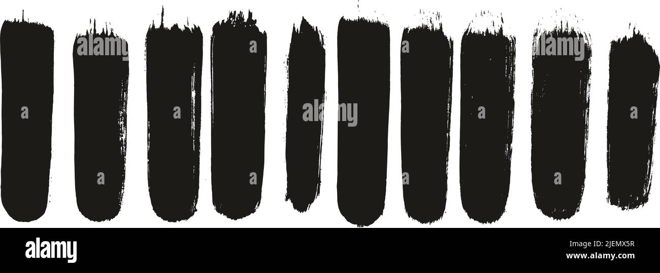 Round Brush Thick Straight Lines Artist Brush High Detail Abstract ...