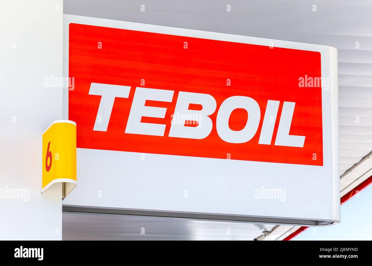 Teboil gas station hi-res stock photography and images - Alamy