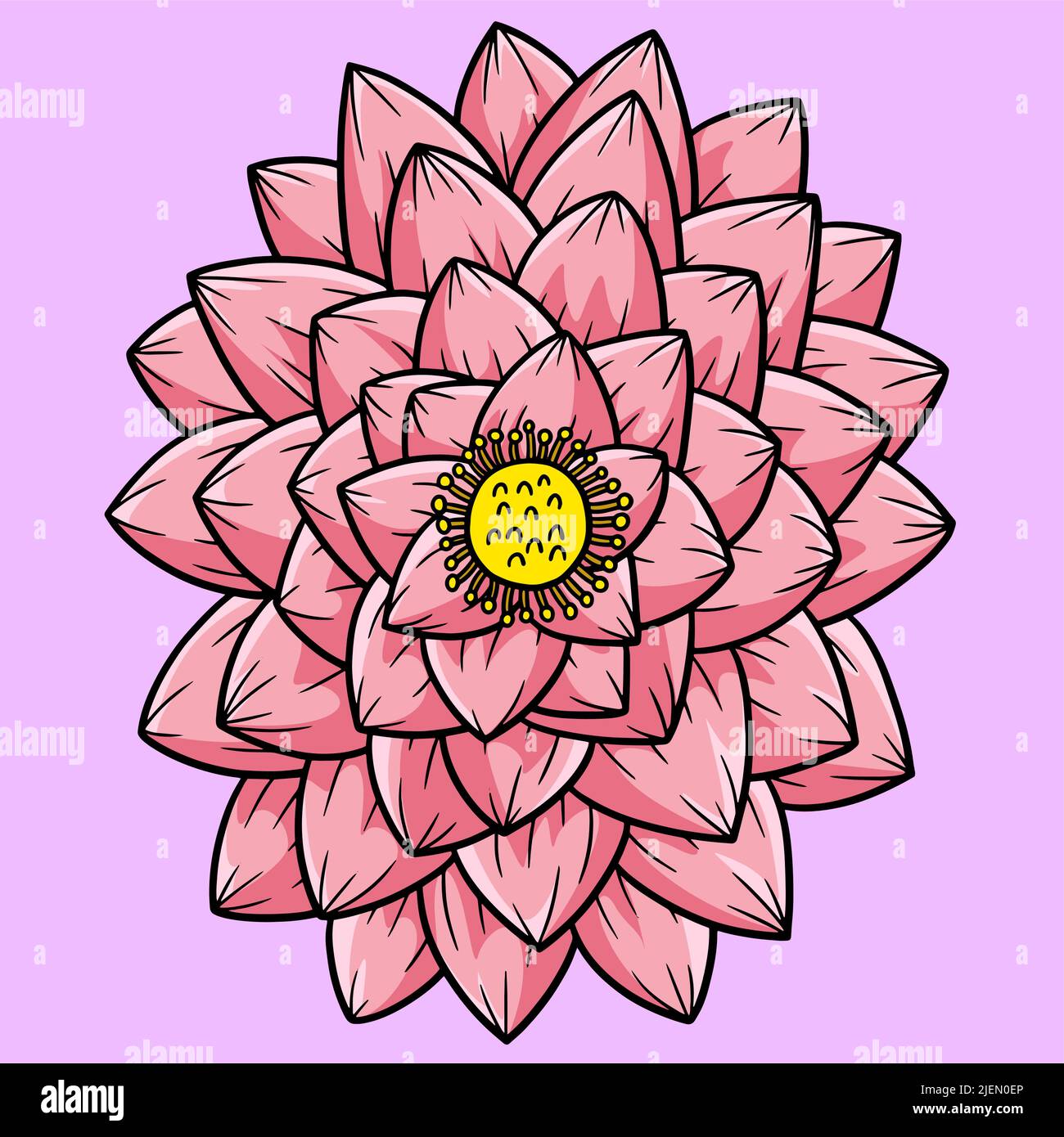 Lotus flower clipart hi-res stock photography and images - Alamy