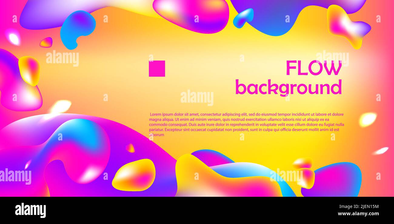 Colorful bright liquid design Stock Vector Image & Art - Alamy