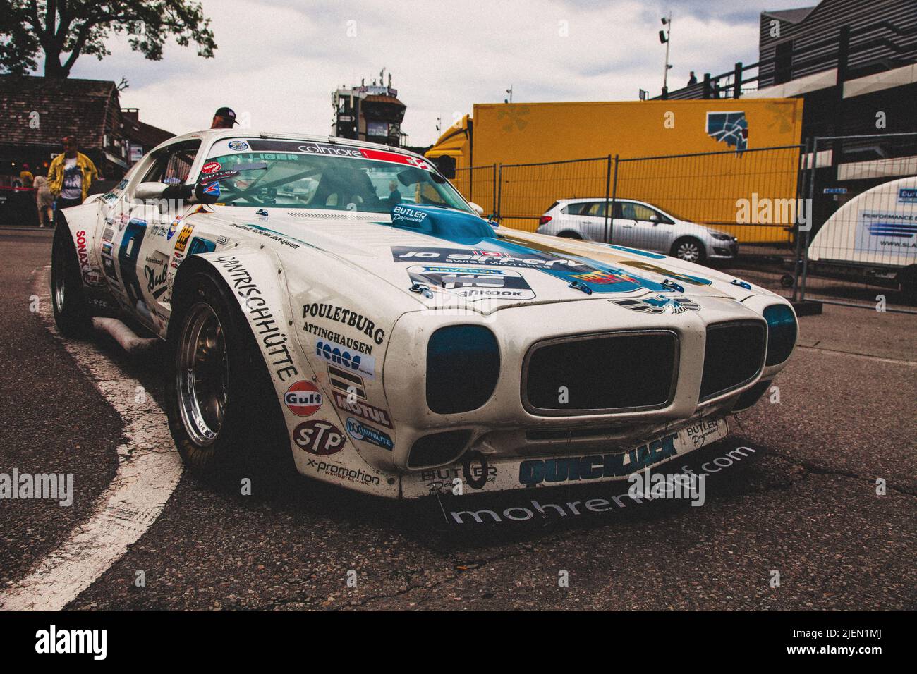 Retro Race Car, Muscle Car Stock Photo - Alamy