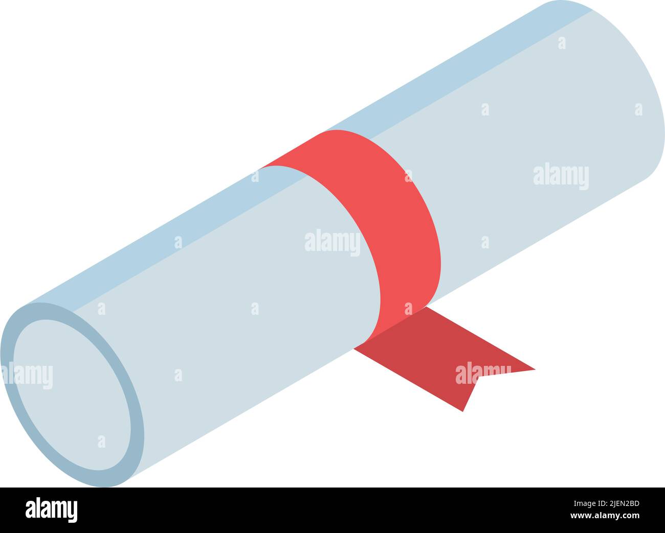 isometric scroll certificate Stock Vector Image & Art - Alamy