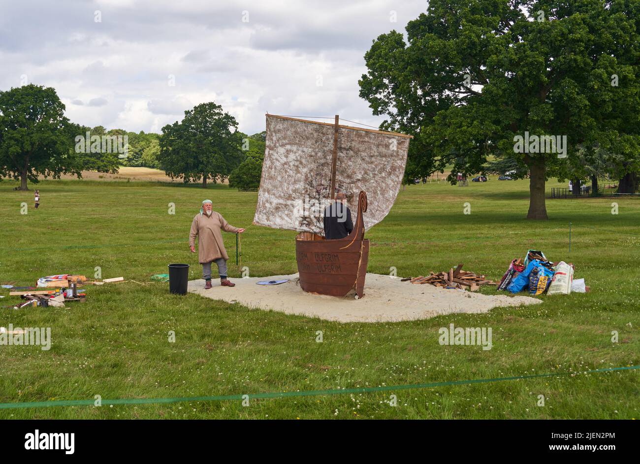 Replica longboat hi-res stock photography and images - Alamy