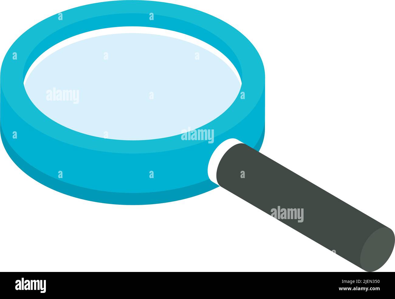 isometric magnifying glass Stock Vector Image & Art - Alamy