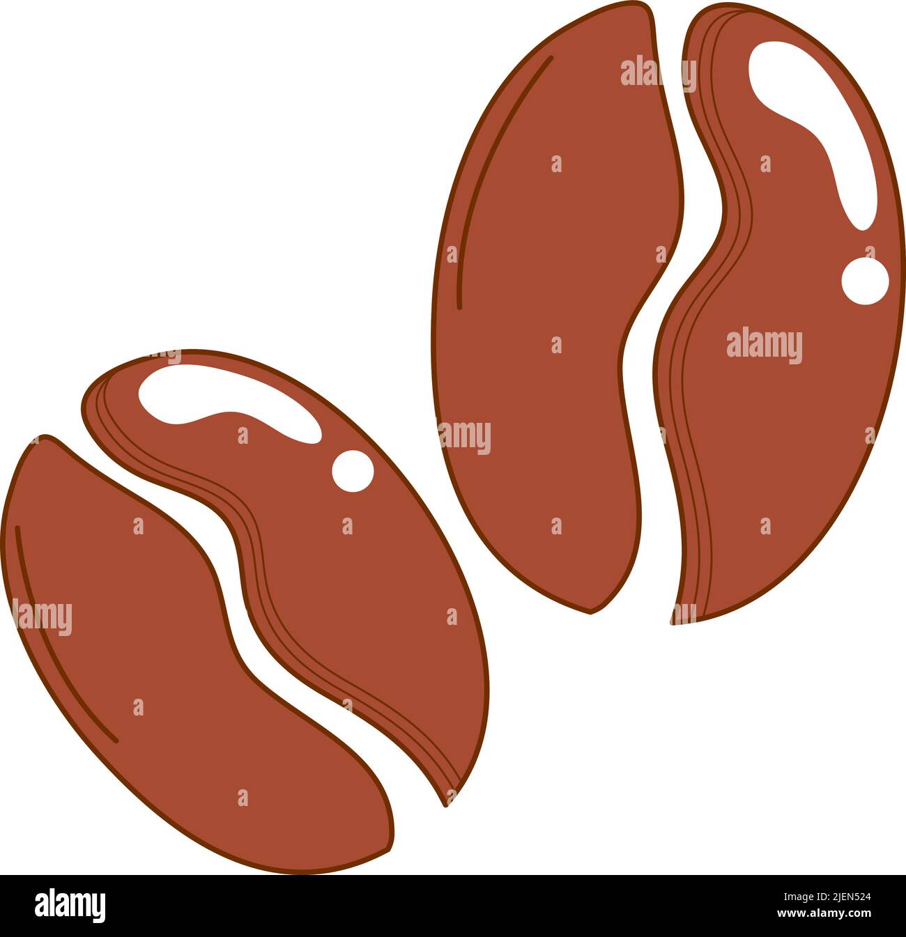 coffee dry beans Stock Vector Image & Art - Alamy