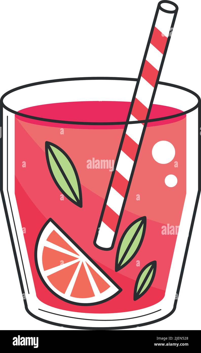 delicious cocktail drink Stock Vector Image & Art - Alamy