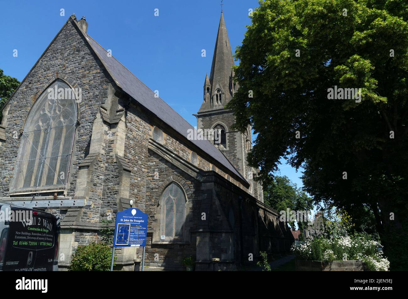 St John's parish church, Canton, Cardiff Stock Photo - Alamy