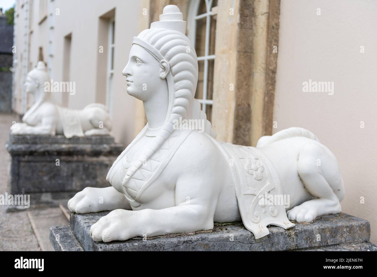 Plymouth.Devon.United Kingdom.August 6th 2021.A pair of statues of ...