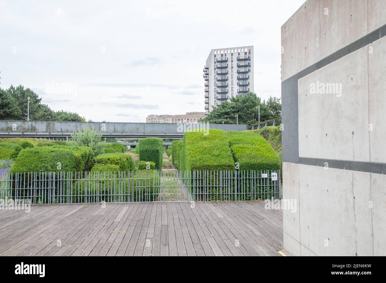 Thames Barrier Park, Silvertown, Newham, London, England, June 19, 2022 ...